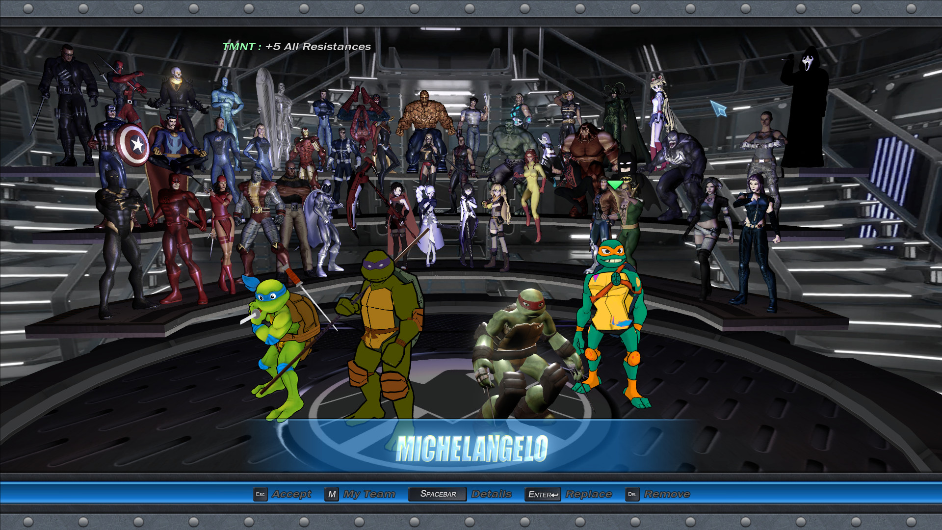 1987 Cartoon Teenage Mutant Ninja Turtles Skins Mod for Marvel ...