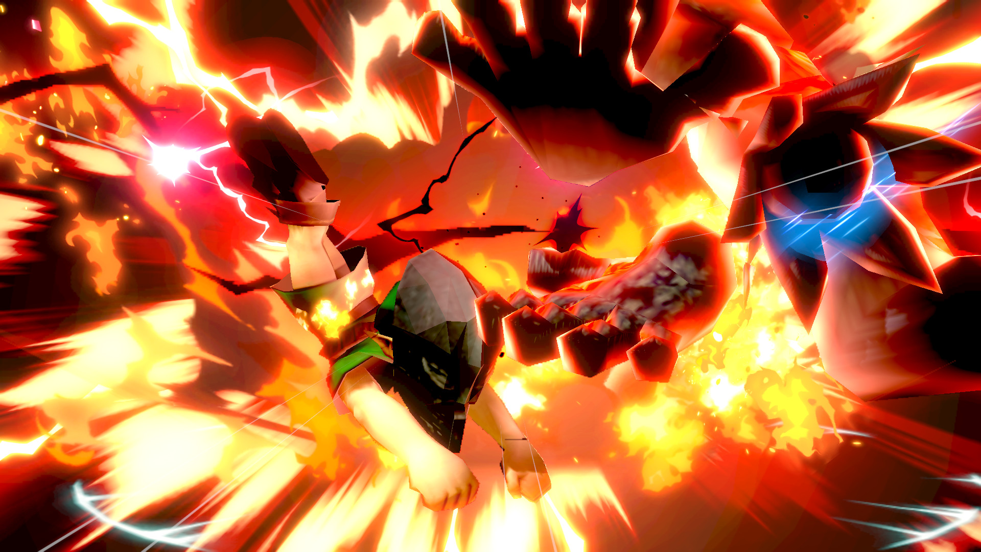 Giant's Mask Link (Majora's Mask) over Incineroar Mod for Super Smash ...