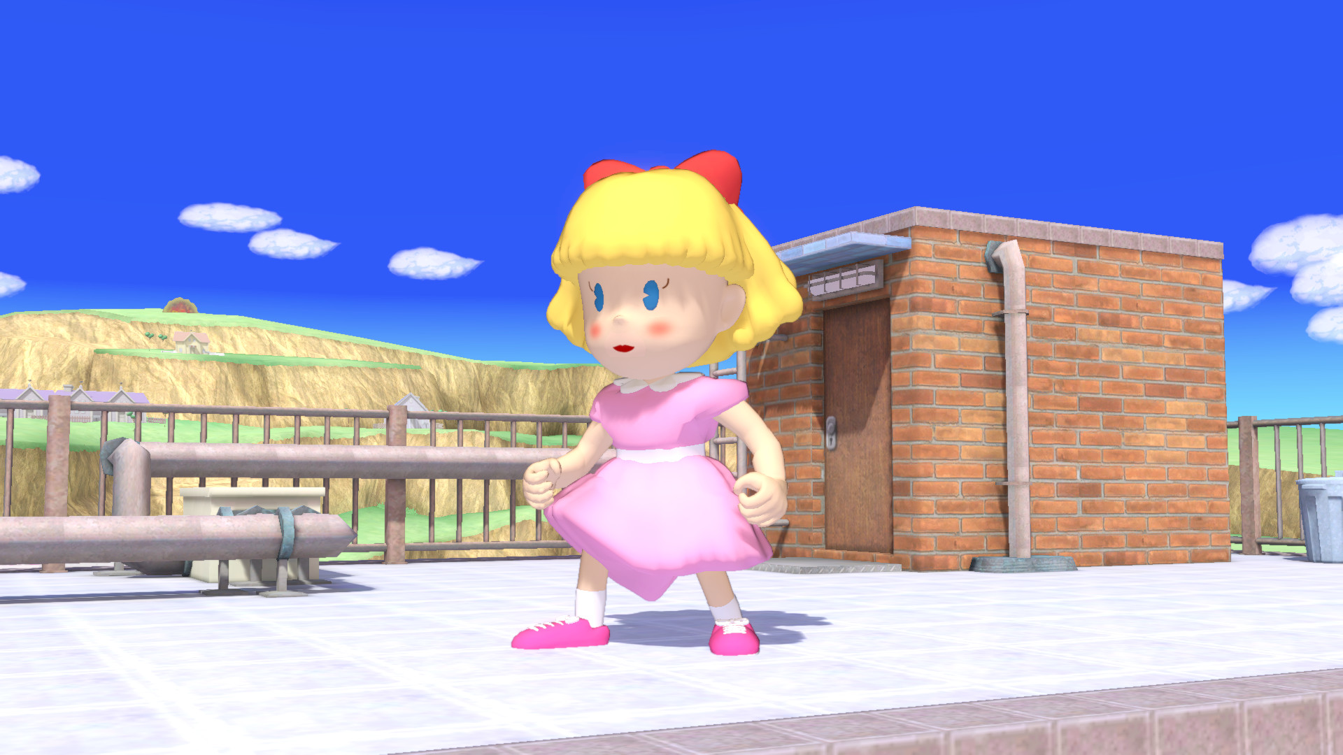 Paula (EarthBound) over Ness Mod for Super Smash Bros. Ultimate | SSBU Mods