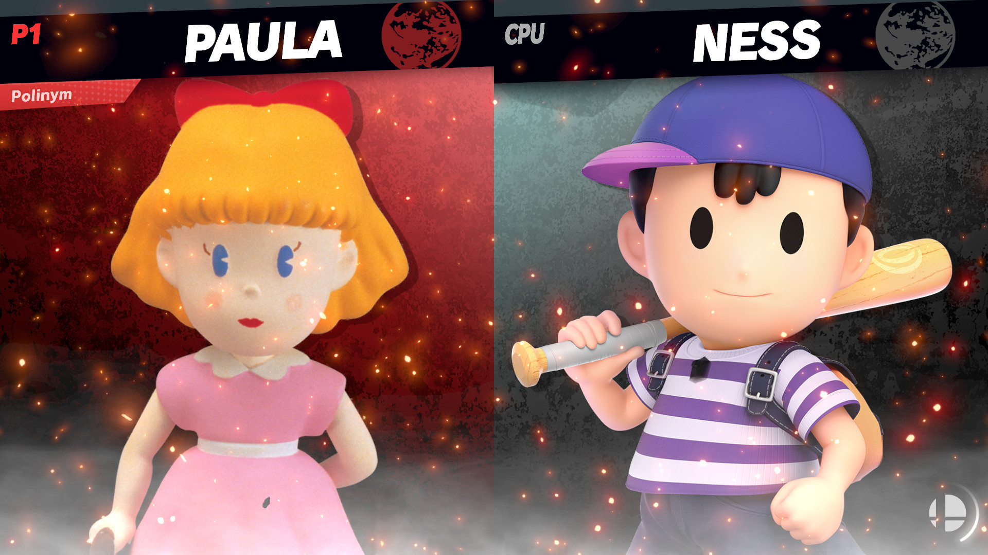 Paula (EarthBound) over Ness Mod for Super Smash Bros. Ultimate | SSBU Mods