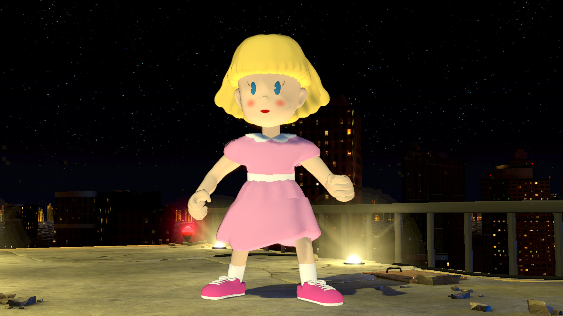 Paula (EarthBound) over Ness Mod for Super Smash Bros. Ultimate | SSBU Mods