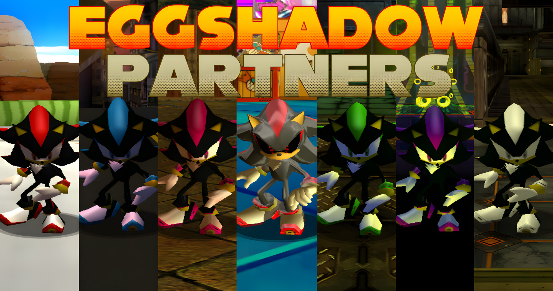 2A EggShadow and Partners Mod for Shadow The Hedgehog | ShTH Mods