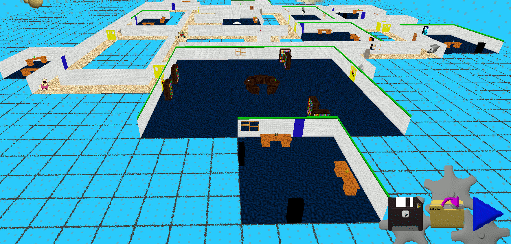 my attempt to make a floor 1 map Mod for Baldi's Basics | Baldi Mods