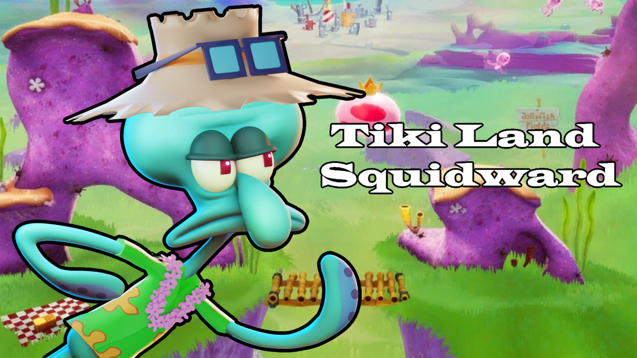 Spongebob Squarepants Squidward's Tiki Land