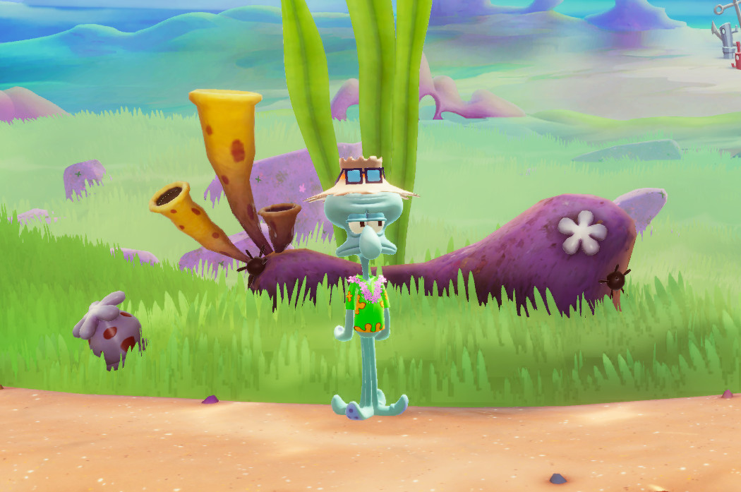 Tiki Land Squidward Mod for Nickelodeon All-Star Brawl 2 | NASB2 Mods