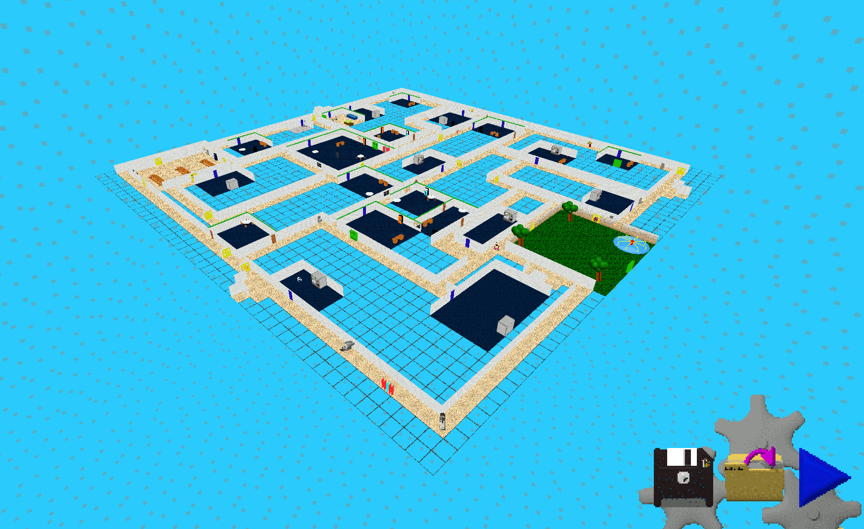 my attempt to make a floor 3 map Mod for Baldi's Basics | Baldi Mods