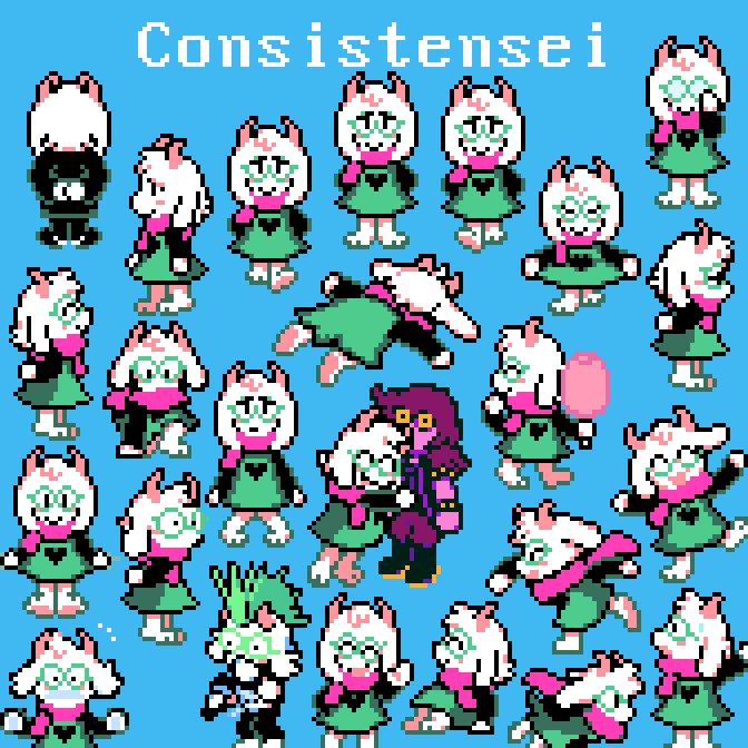 Consistensei - Ralsei Sprite Fixes Mod for Deltarune | DR Mods