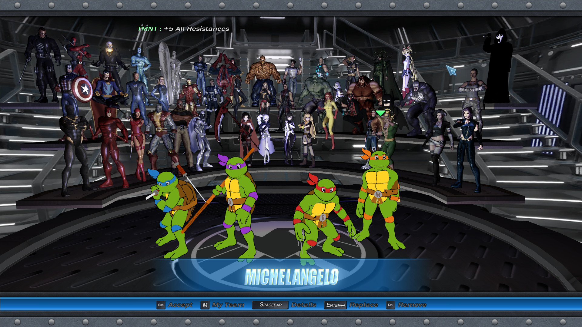 1987 Cartoon Teenage Mutant Ninja Turtles Skins Mod for Marvel ...