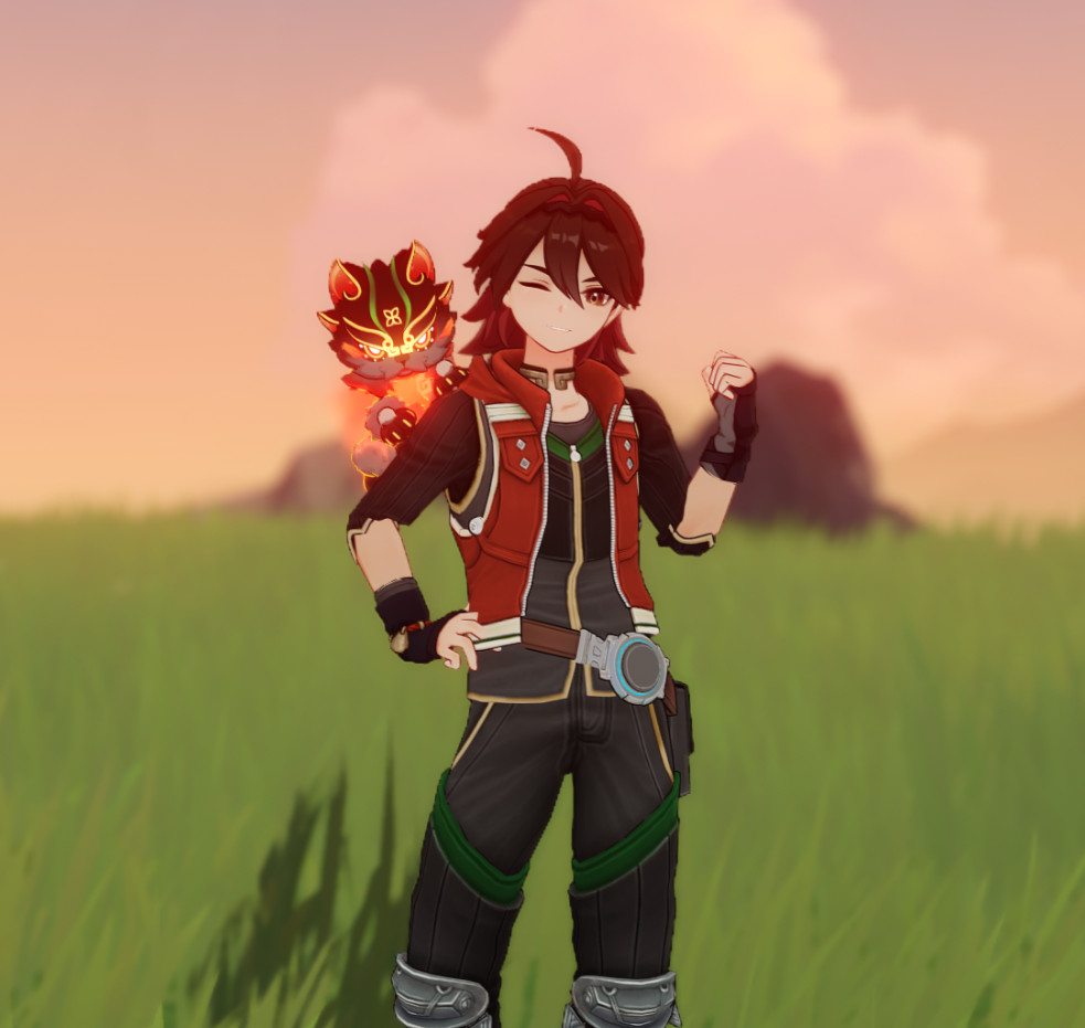 shulk gaming!!!! + hood!! Mod for Genshin Impact | GI Mods