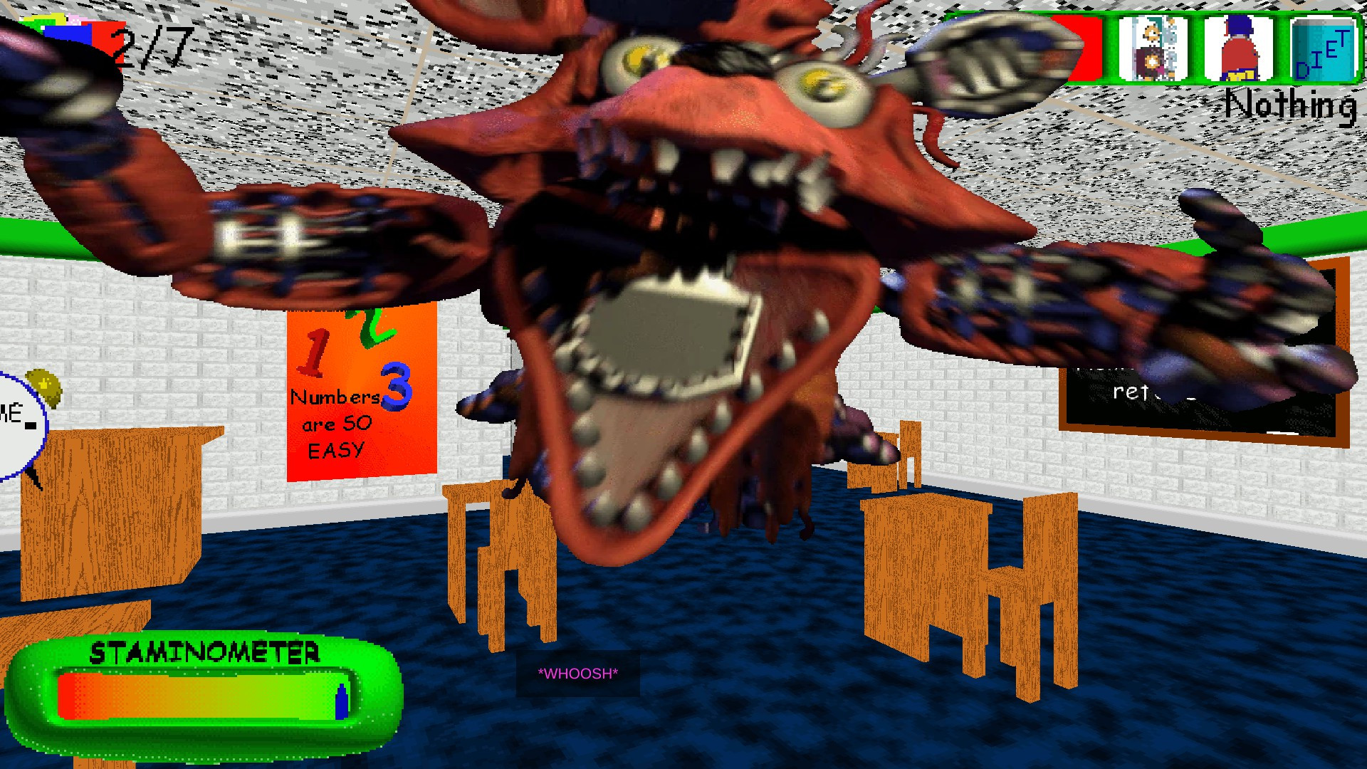 [SENSITIVE CONTENT] The 1/10000 Chance for Foxy Jumpscare Mod Mod for Baldi's Basics | Baldi Mods