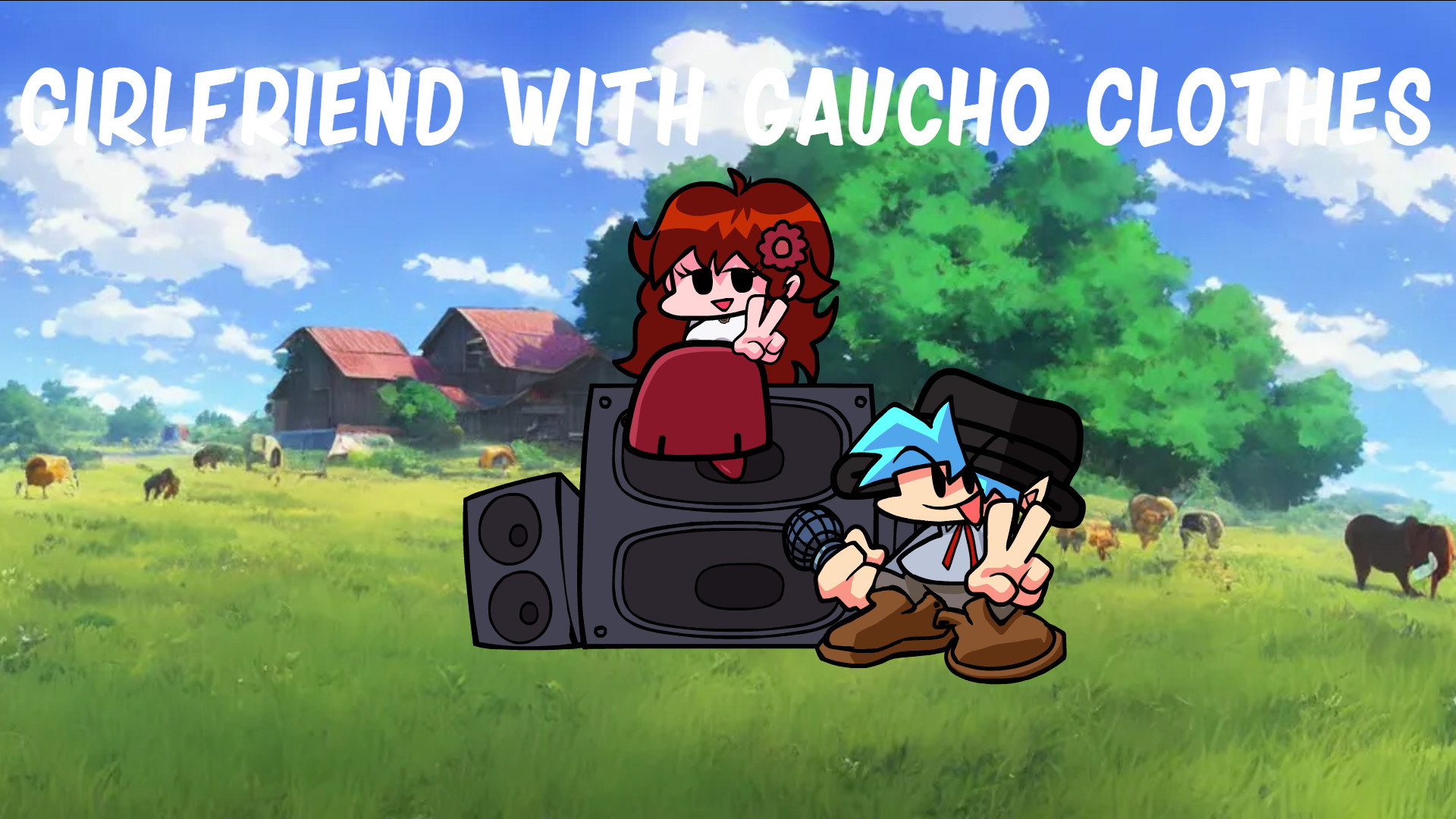 Girlfriend With Gaucho Clothes + FLA Mod for Friday Night Funkin' | FNF ...