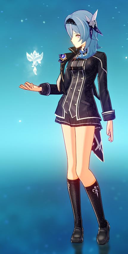Eula School Uniform with Sword Mod for Genshin Impact | GI Mods