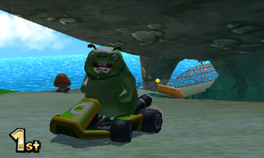 Leonard (Angry Birds) Mod for Mario Kart 7 | MK7 Mods