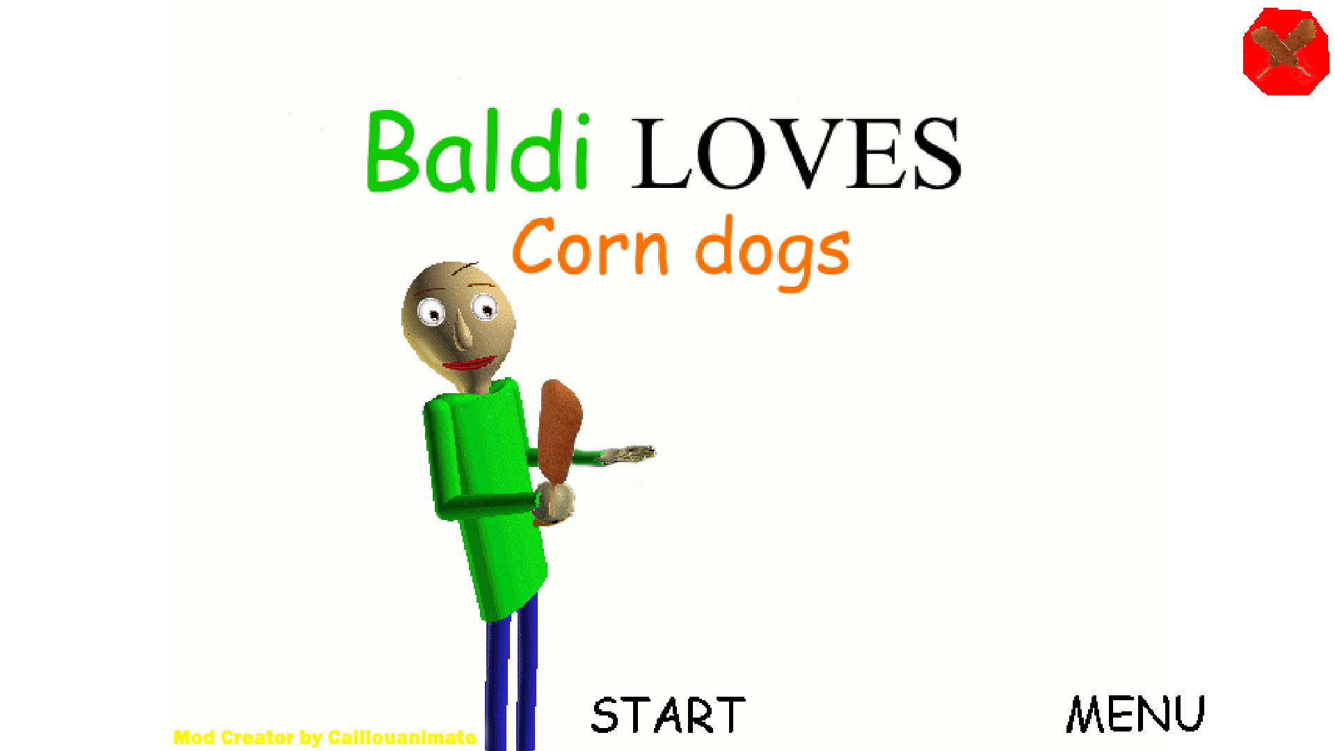 Baldi Loves Corn Dogs (OLD) Mod for Baldi's Basics | Baldi Mods