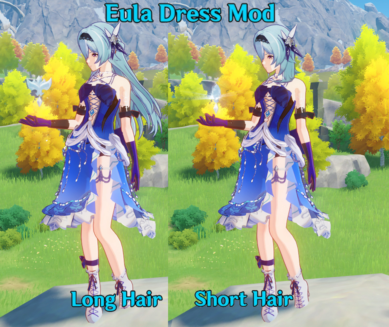 Eula Dress Mod for Genshin Impact | GI Mods