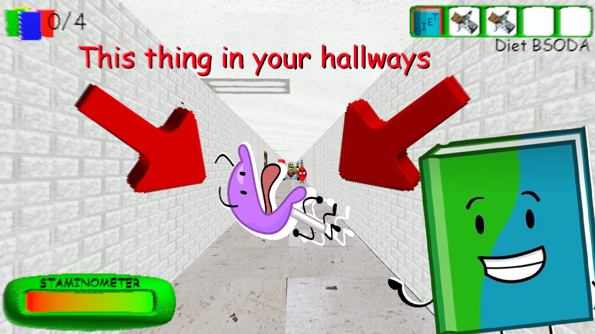 BFDI characters as STUDENTS Mod for Baldi's Basics | Baldi Mods