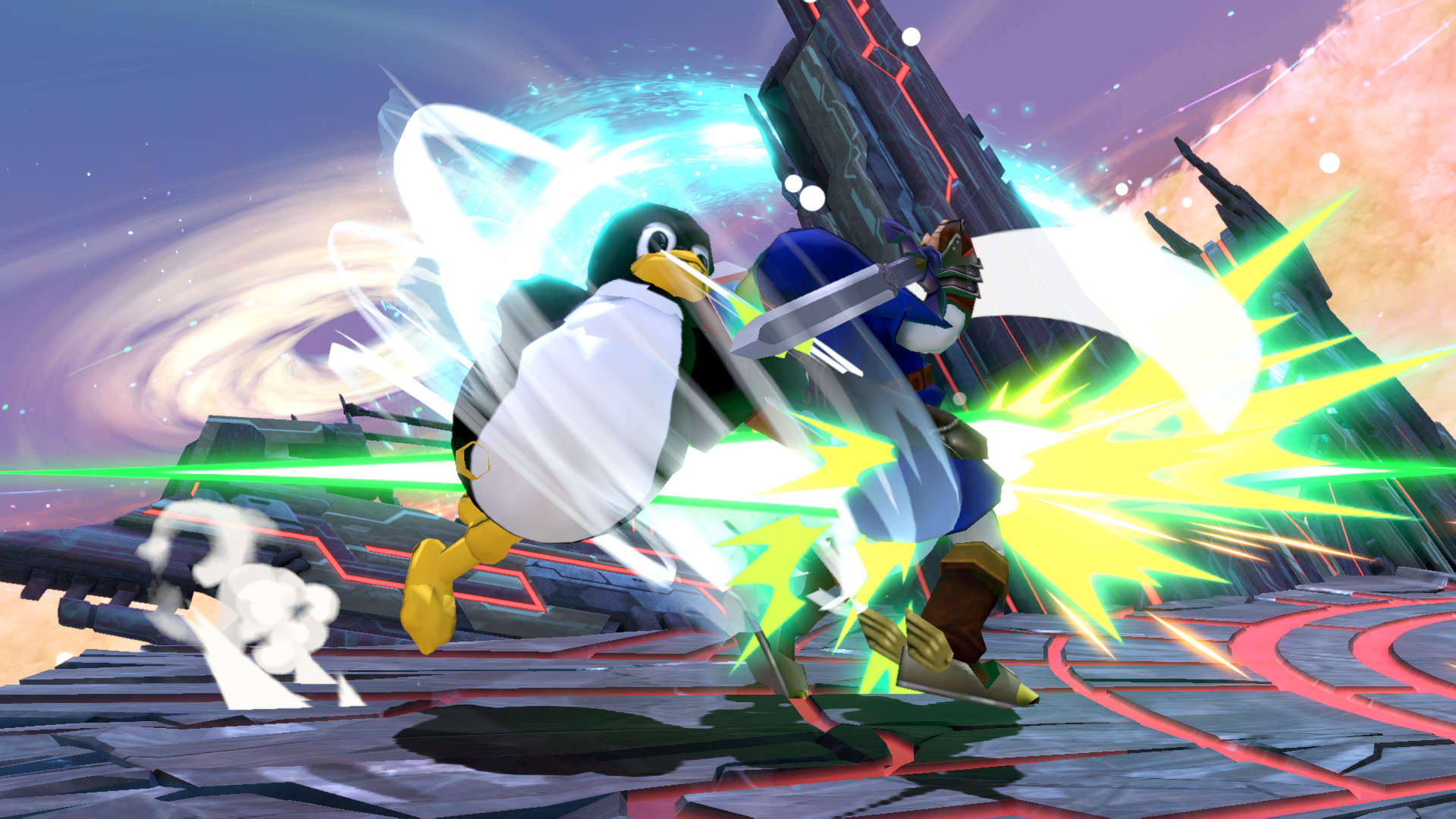 Tux the Penguin (Linux) over Falco Mod for Super Smash Bros. Ultimate ...