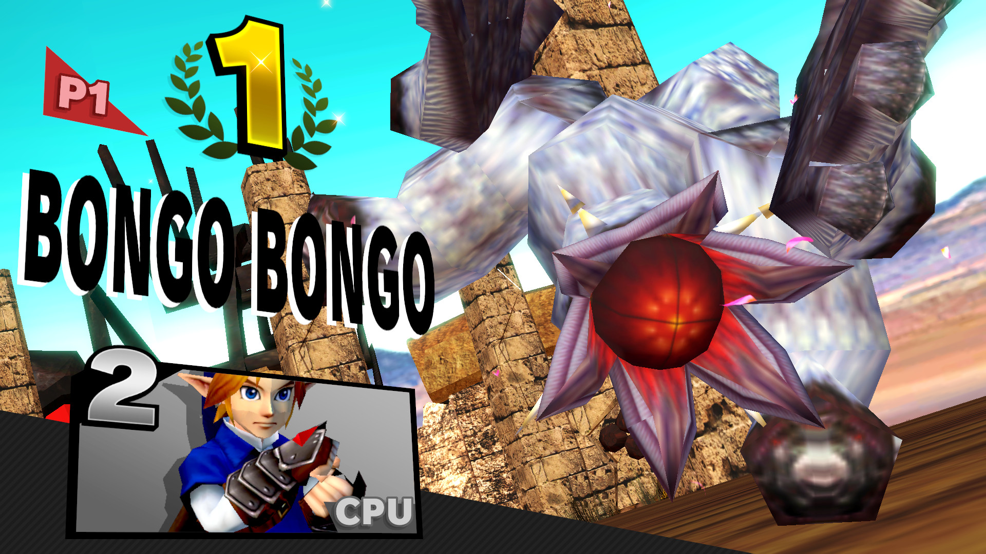 Bongo Bongo (Ocarina of Time) over Donkey Kong Mod for Super Smash Bros ...