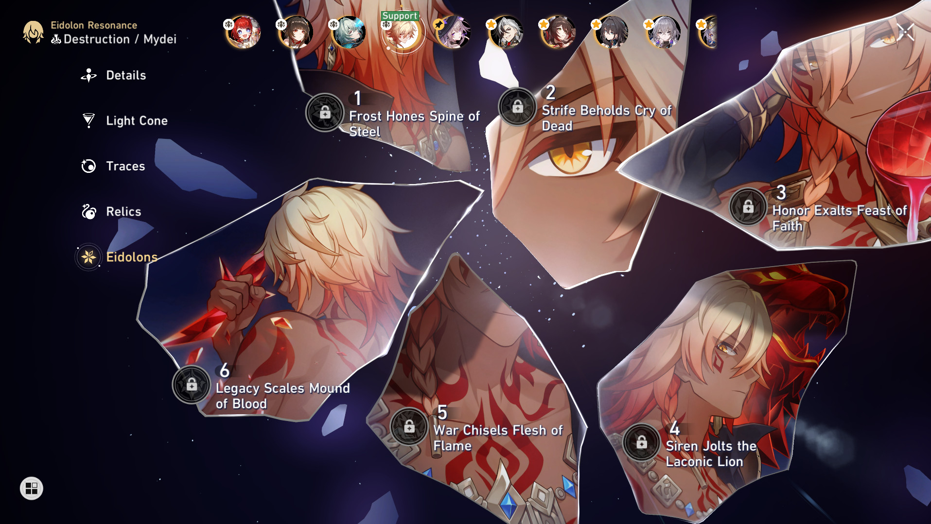 Mydei but with melanin +Eidolons and Lightcone Mod for Honkai Star Rail ...