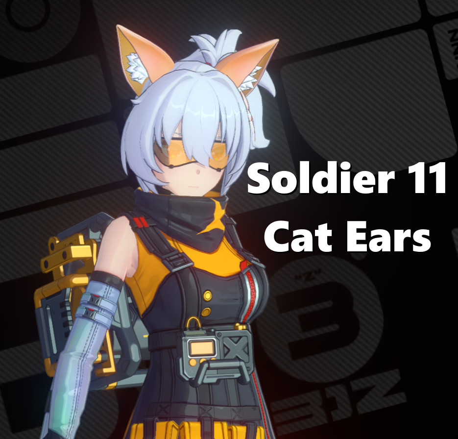 Soldier 11 Cat Ears + Flower | Kemonomimi Mod for Zenless Zone Zero ...