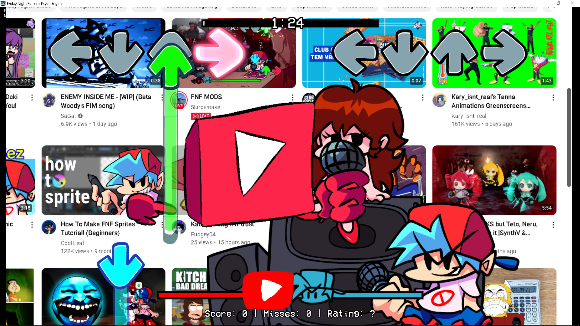 Vs. YouTube Mod for Friday Night Funkin' | FNF Mods