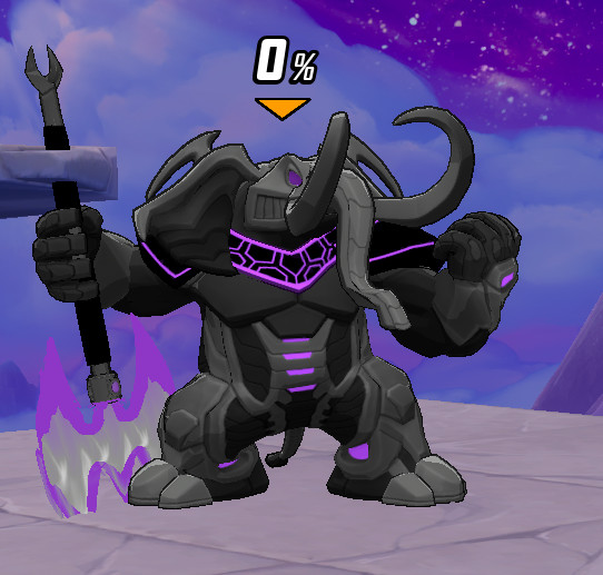 dark purple neon Loxodont palette colors Mod for Rivals of Aether II ...