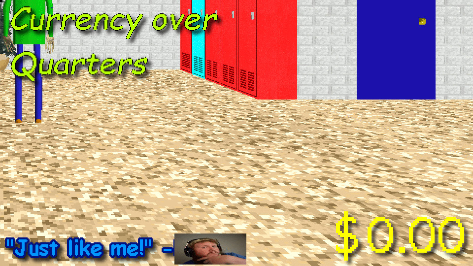 (0.11.x) Currency Over Quarters Mod for Baldi's Basics | Baldi Mods