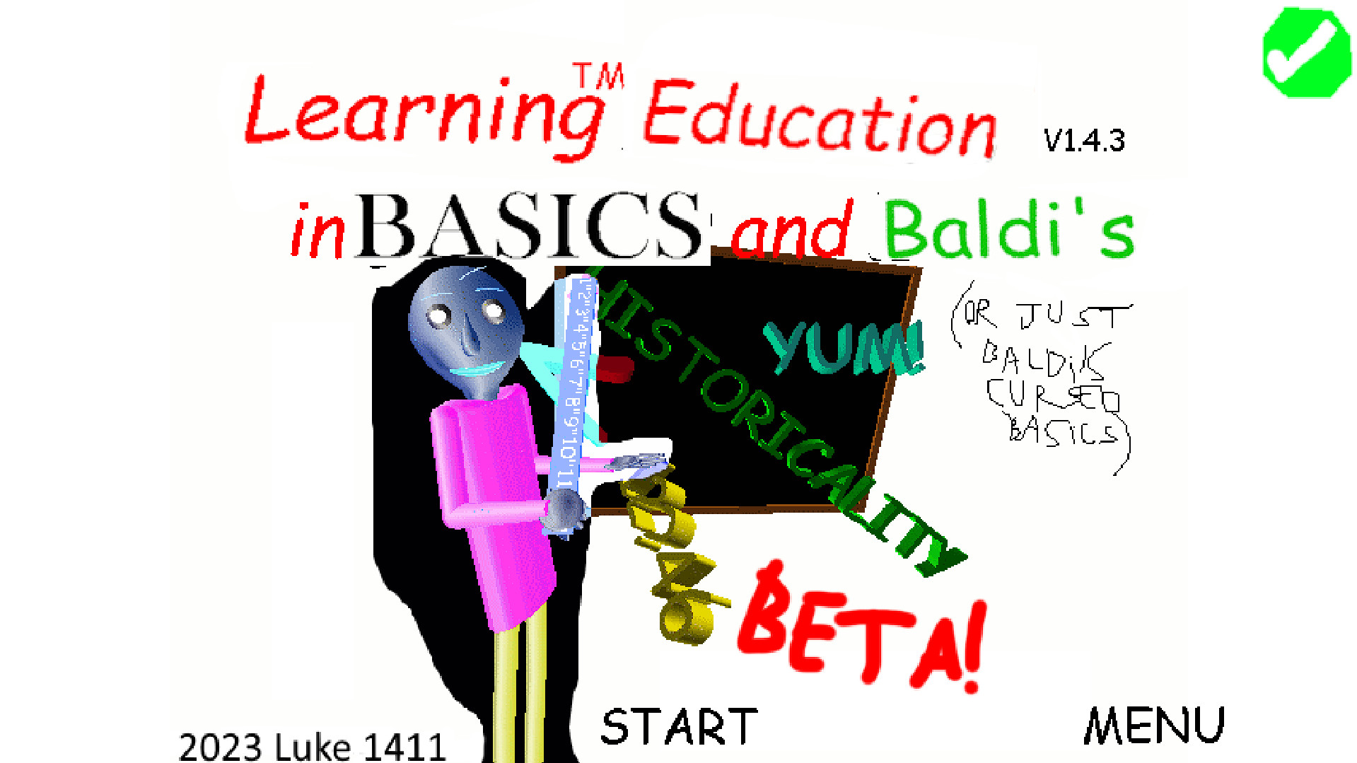 Baldi's cursed Basics Mod for Baldi's Basics | Baldi Mods