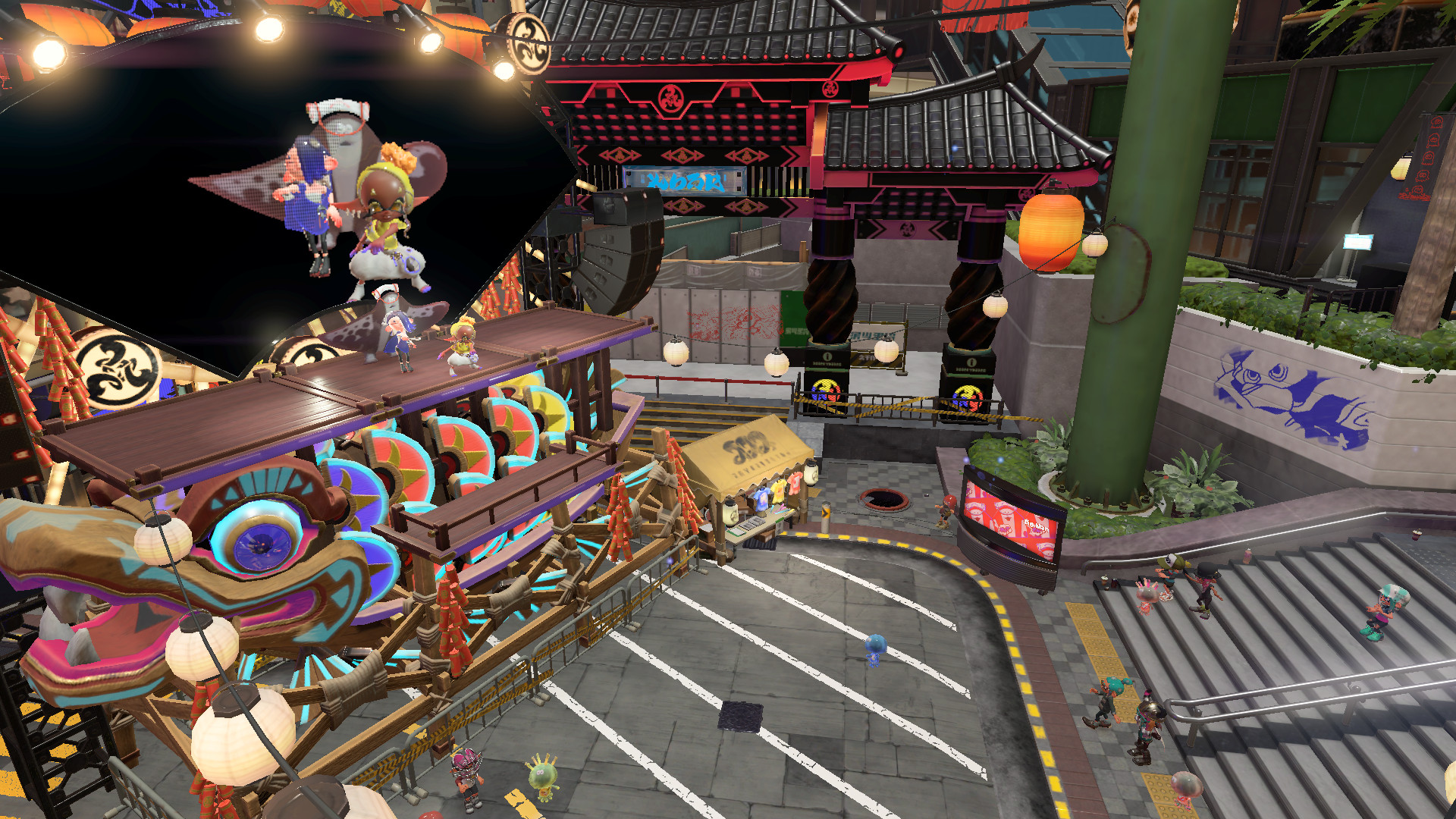 Splatsville over Grandfest Grounds Mod for Splatoon 3 | Splatoon 3 Mods
