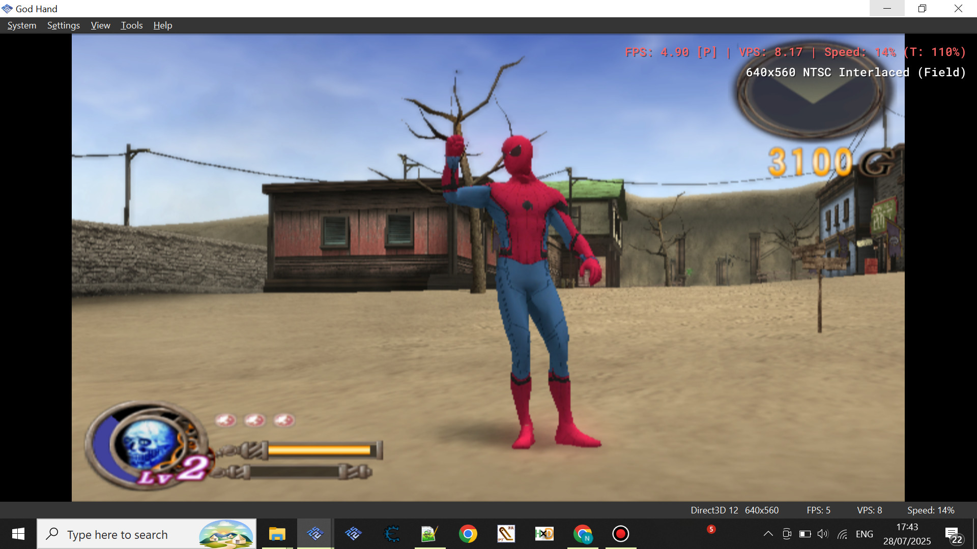 Mod Skin Spider Man Homecoming Mod for God Hand | God Hand Mods