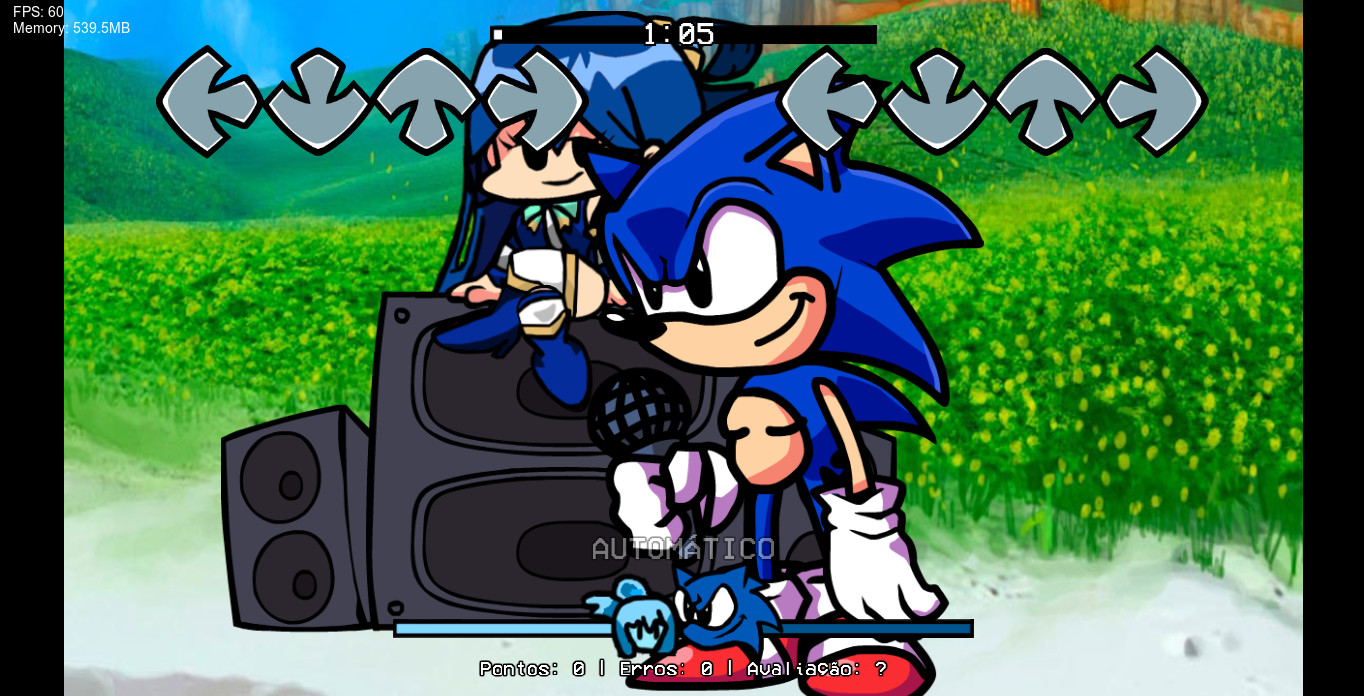 Playable Fat Sonic (Sonic.EXE Style) + FLA Mod for Friday Night Funkin ...