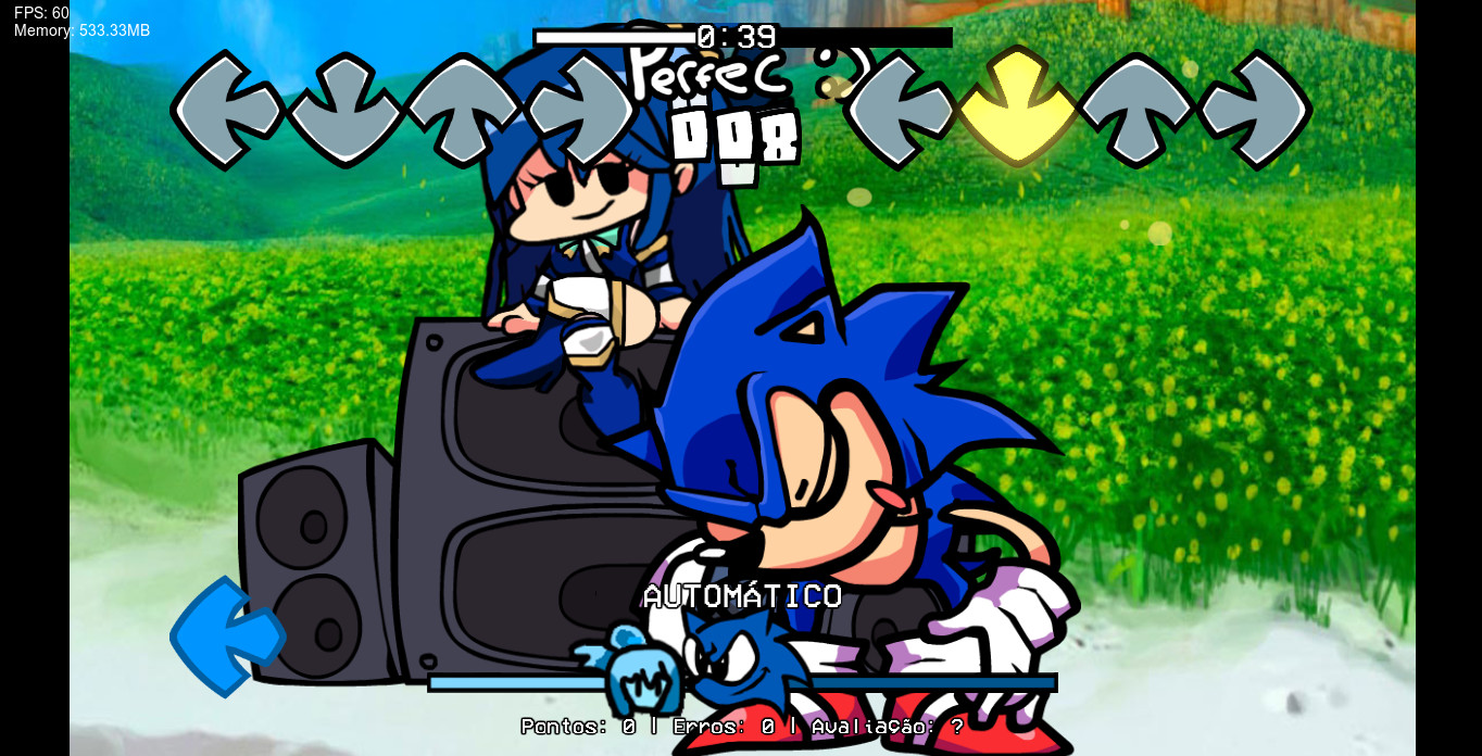 Playable Fat Sonic (Sonic.EXE Style) + FLA Mod for Friday Night Funkin ...