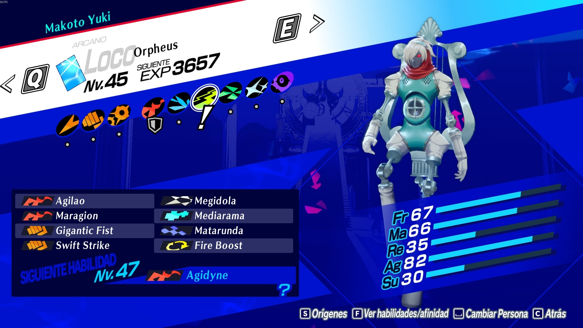 Progressive Orpheus Mod for Persona 3 Reload | P3R Mods