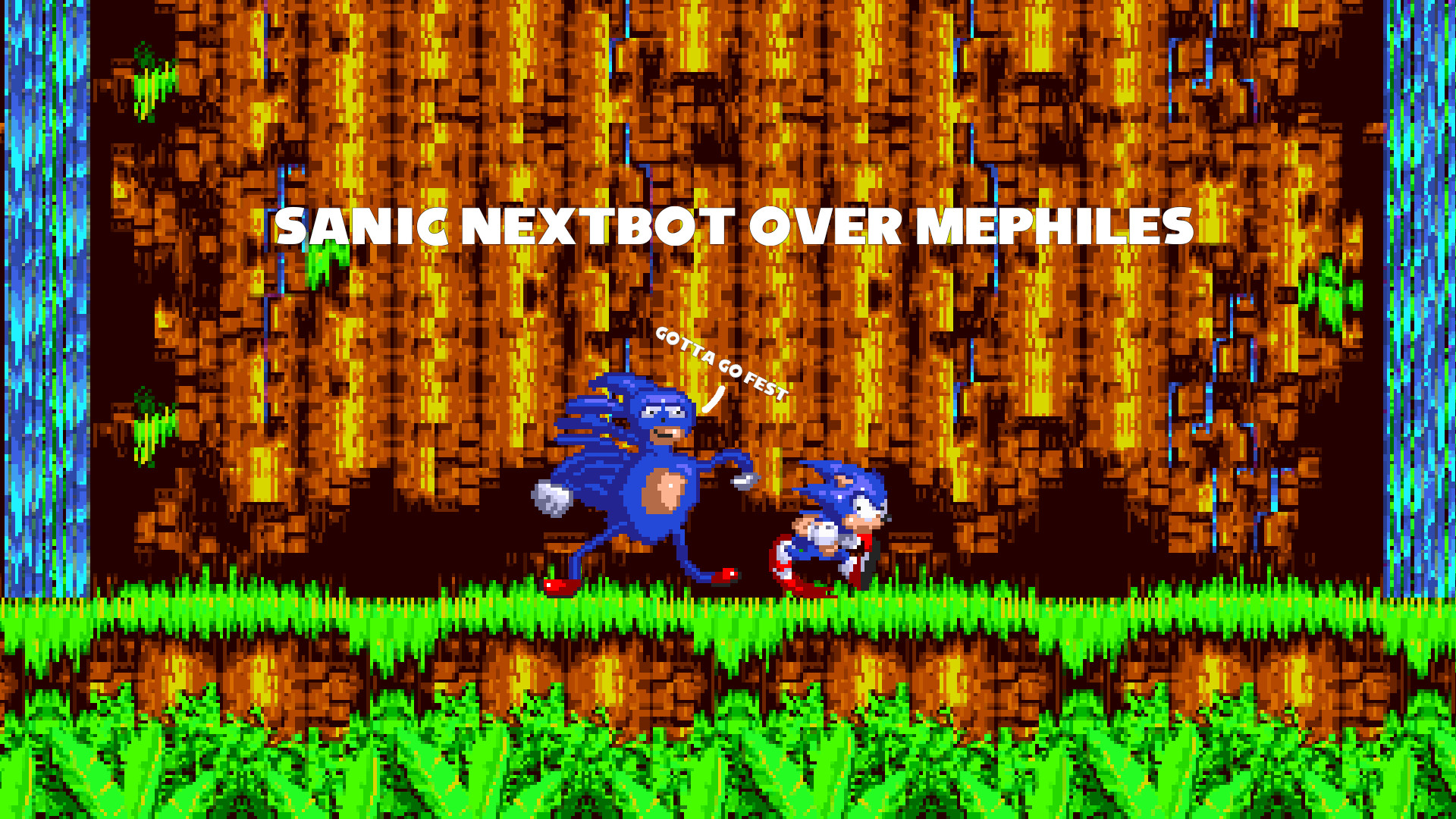 Sanic Nextbot over Mephiles Mod for Sonic 3 A.I.R. | S3AIR Mods
