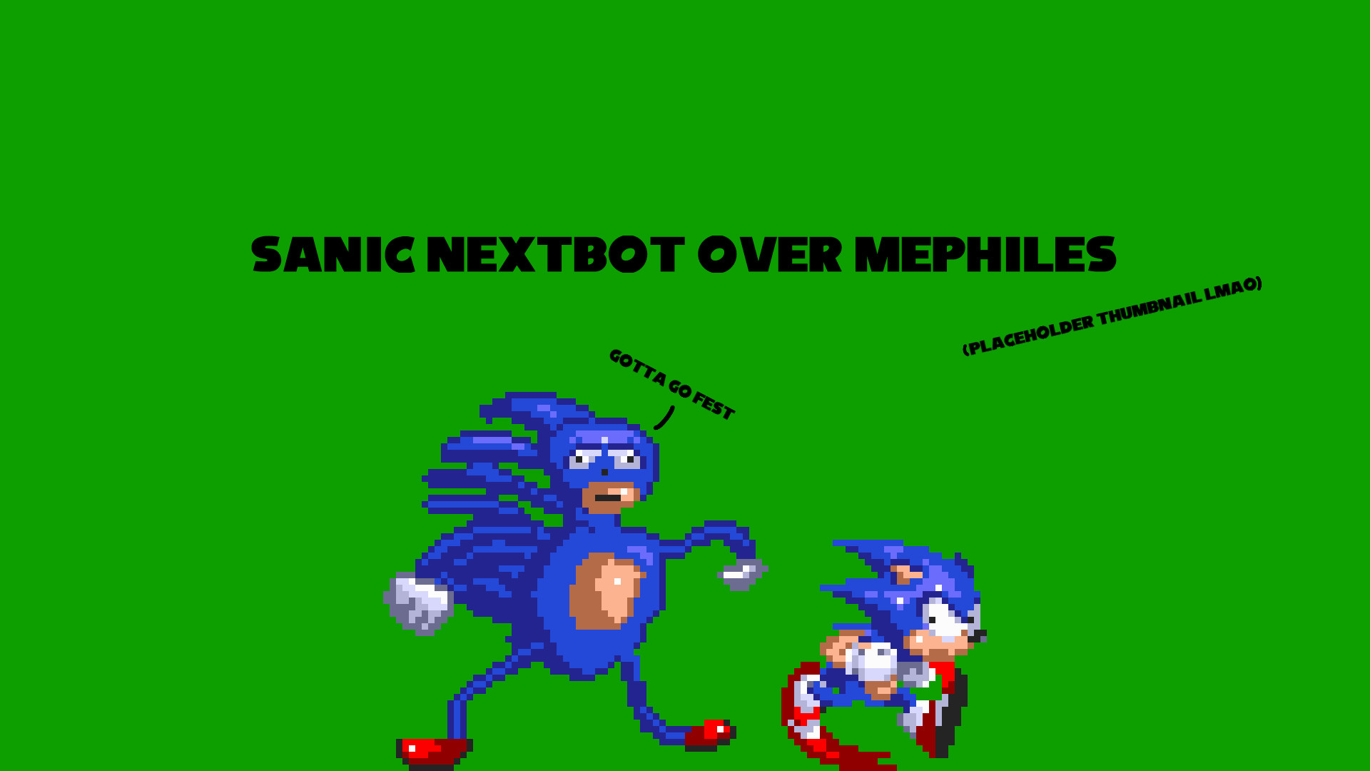 Sanic Nextbot over Mephiles Mod for Sonic 3 A.I.R. | S3AIR Mods