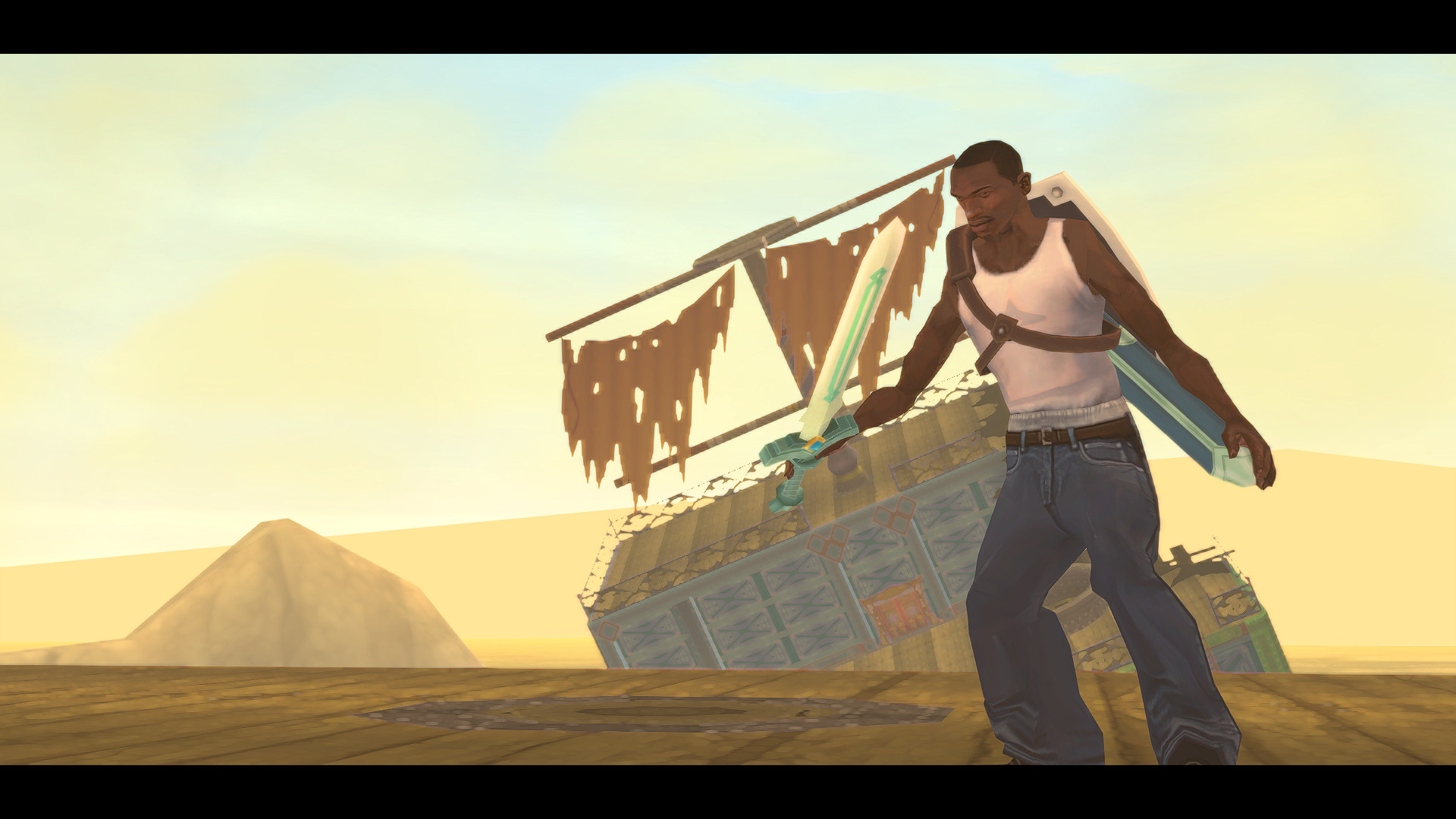 CJ Carl Johnson Mod for The Legend of Zelda: Skyward Sword HD | SSHD Mods