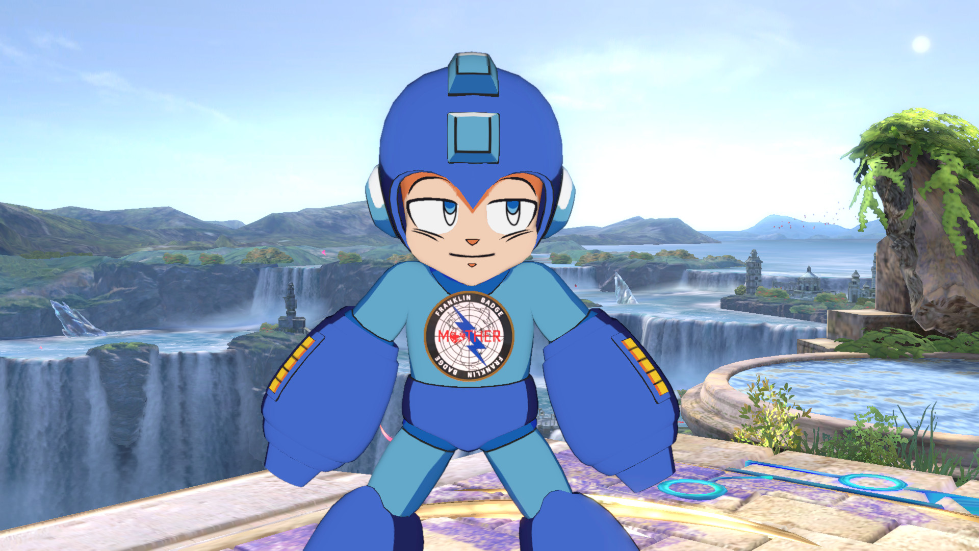 Mega Man Blinking Idle Mod for Super Smash Bros. Ultimate | SSBU Mods