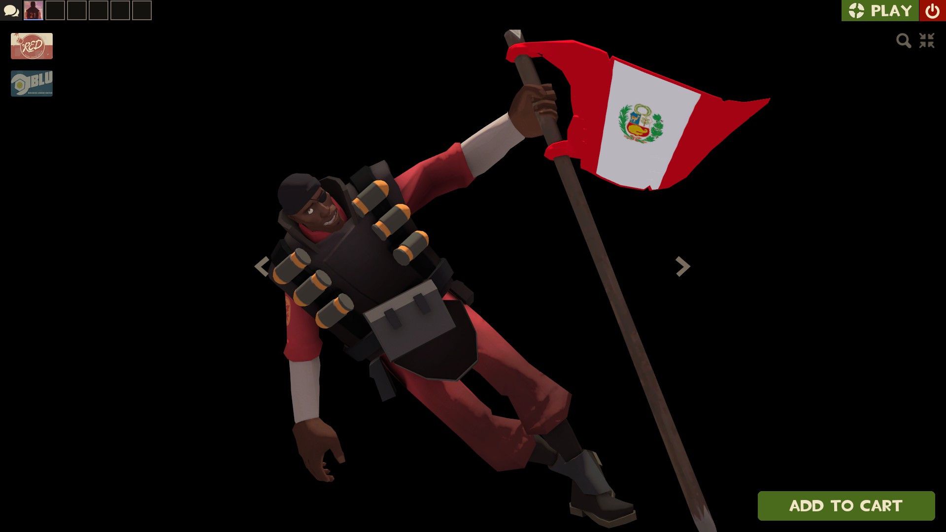 Viva el Perú C*RAJO (Peruvian flag replacement) Mod for Team Fortress 2 ...