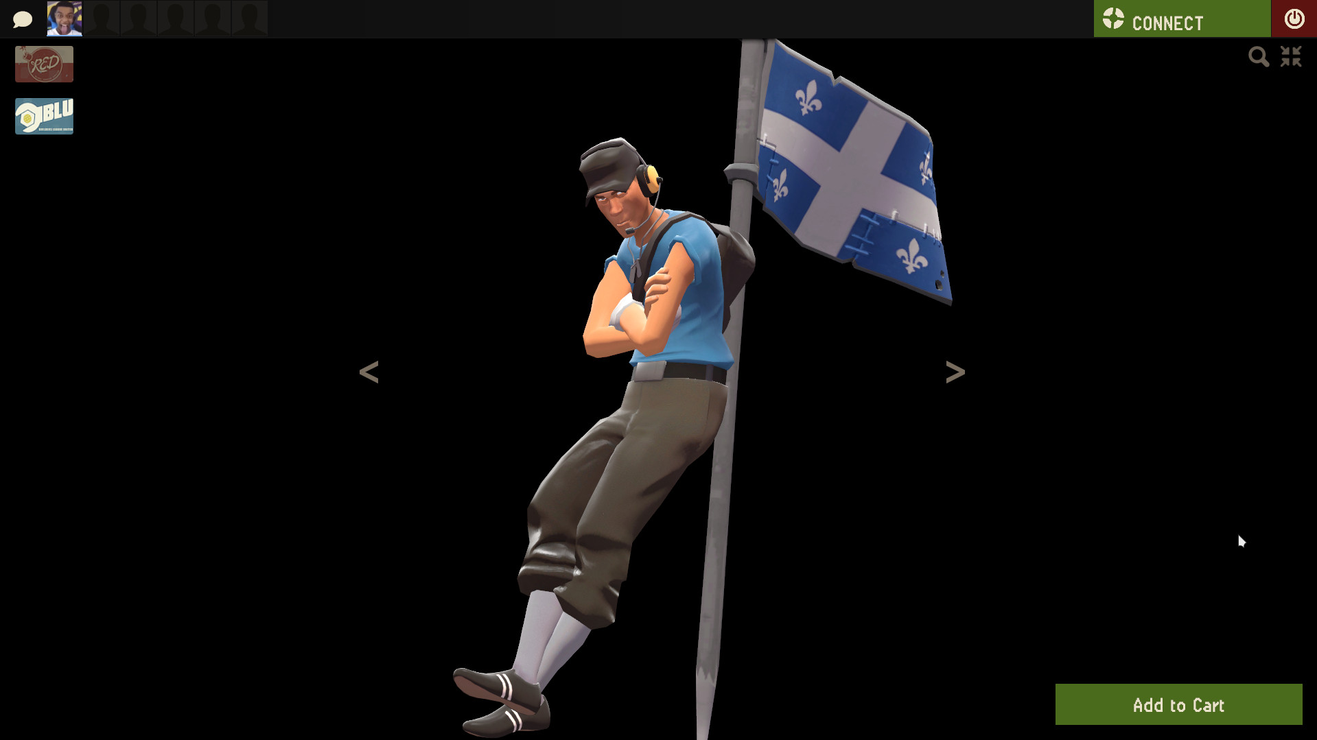 Flying Colors Quebec Flag Mod for Team Fortress 2 | TF2 Mods