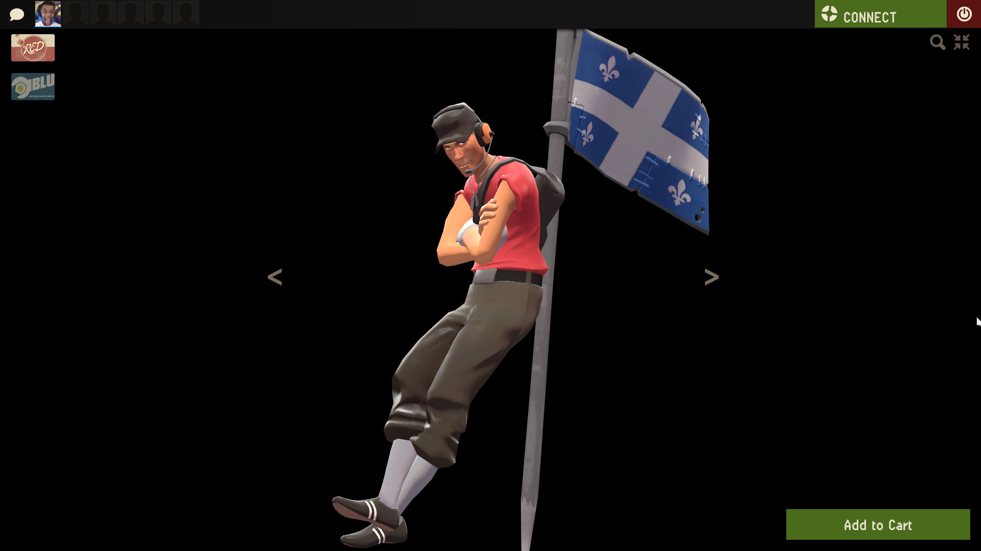 Flying Colors Quebec Flag Mod for Team Fortress 2 | TF2 Mods