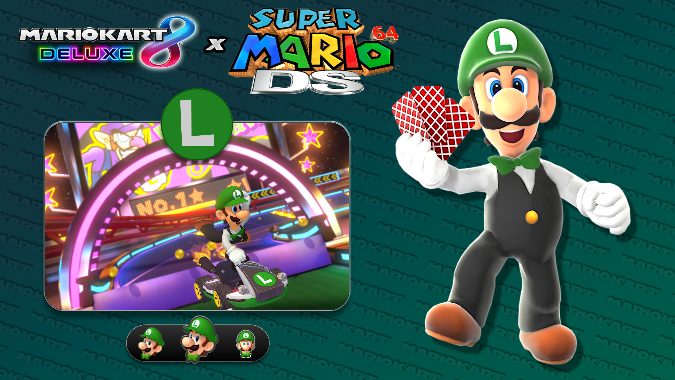 Luigi (Casino) Mod for Mario Kart 8 Deluxe | MK8D Mods