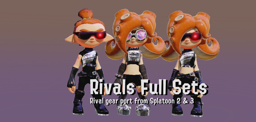 Rivals Full Sets Mod for Splatoon | Splatoon Mods