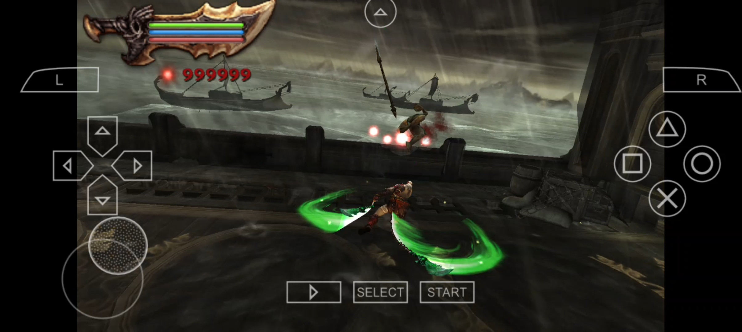 Green Blades Mod for God of War: Ghost of Sparta | GOW GOS Mods