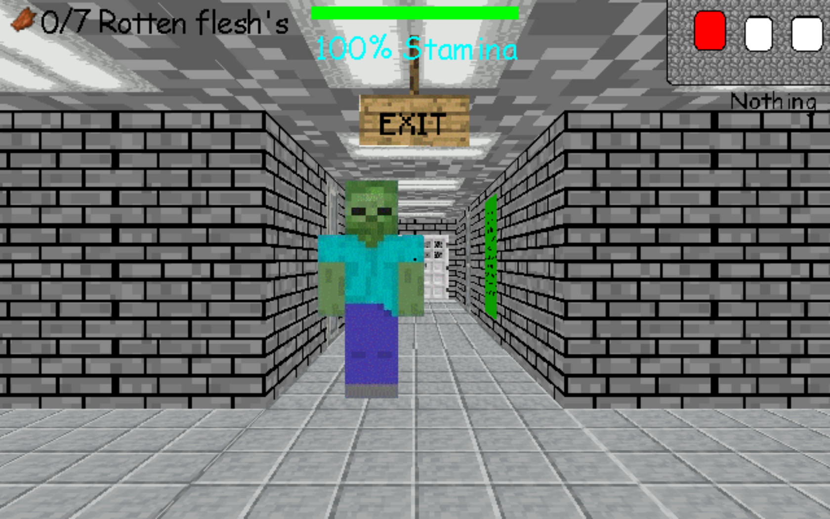 Zombie basics in mobs Mod for Baldi's Basics | Baldi Mods