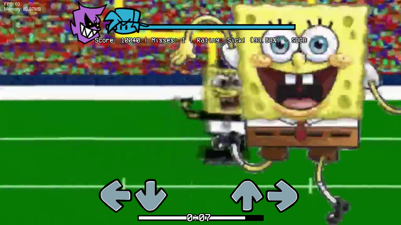 Squidward Yell: CHARTED Mod for Friday Night Funkin' | FNF Mods