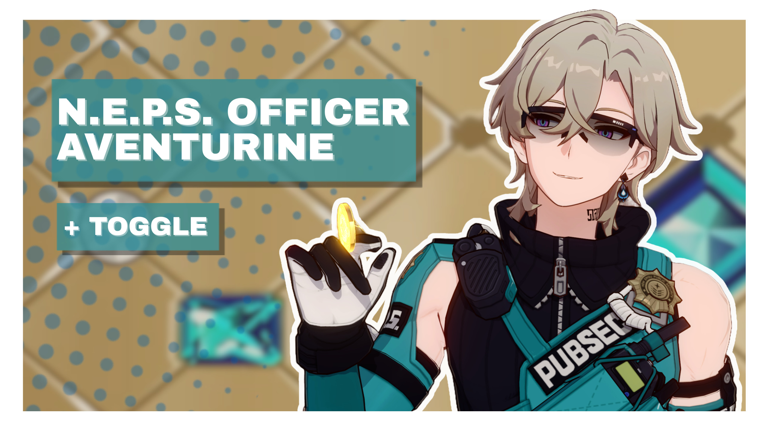 N.E.P.S. Officer Aventurine Mod for Honkai Star Rail | HSR Mods