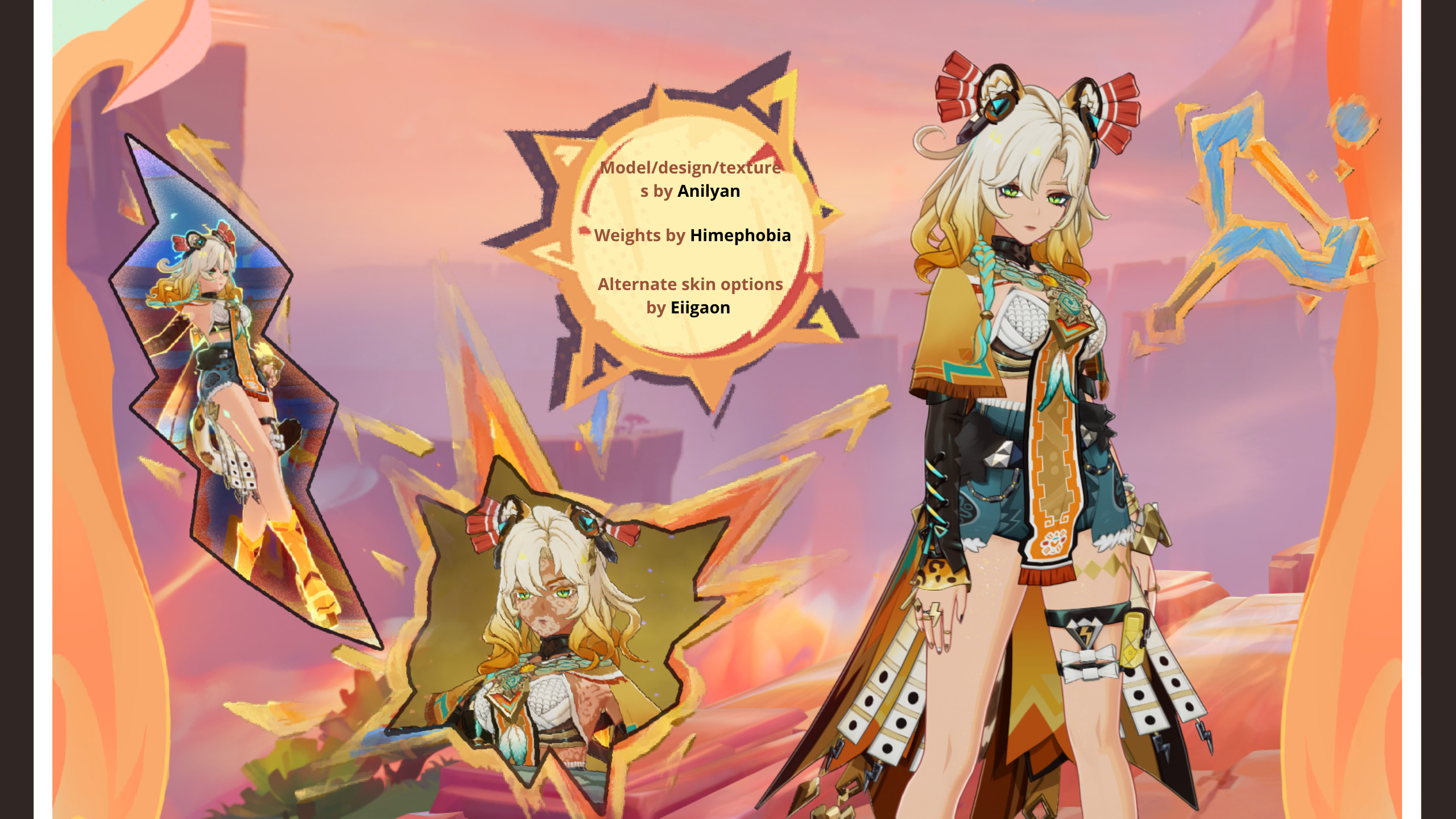 Blacksmith Xilonen (partial redesign) Mod for Genshin Impact | GI Mods