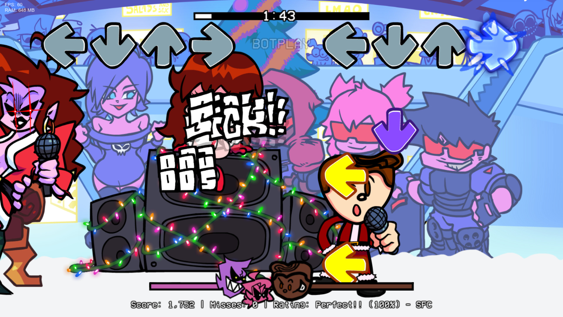 Brandon over BF [PSYCH ONLINE] Mod for Friday Night Funkin' | FNF Mods