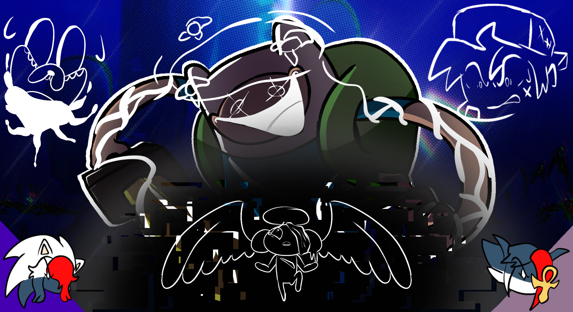 CG Sparks Pibby Cover Bundle Mod for Friday Night Funkin' | FNF Mods