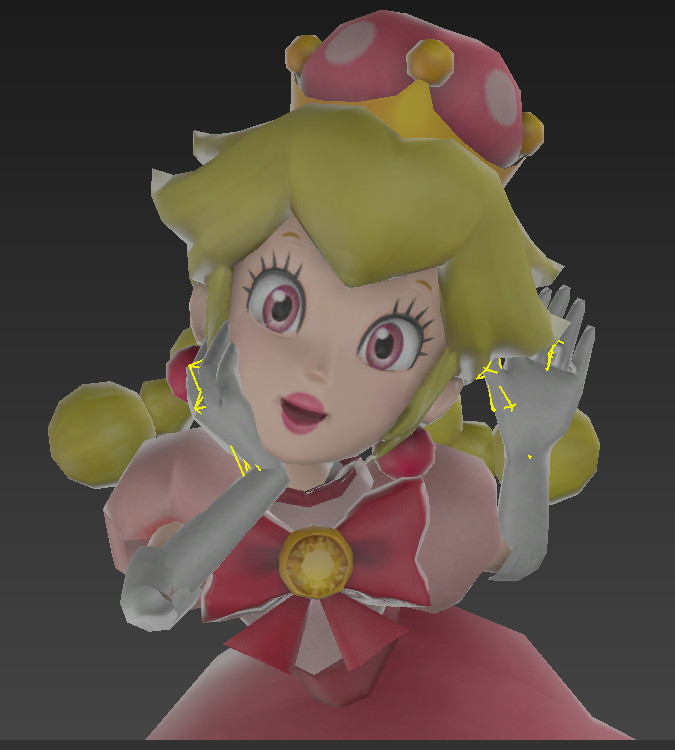 Peachette Pink Eyes Mod for Mario Kart 8 Deluxe | MK8D Mods